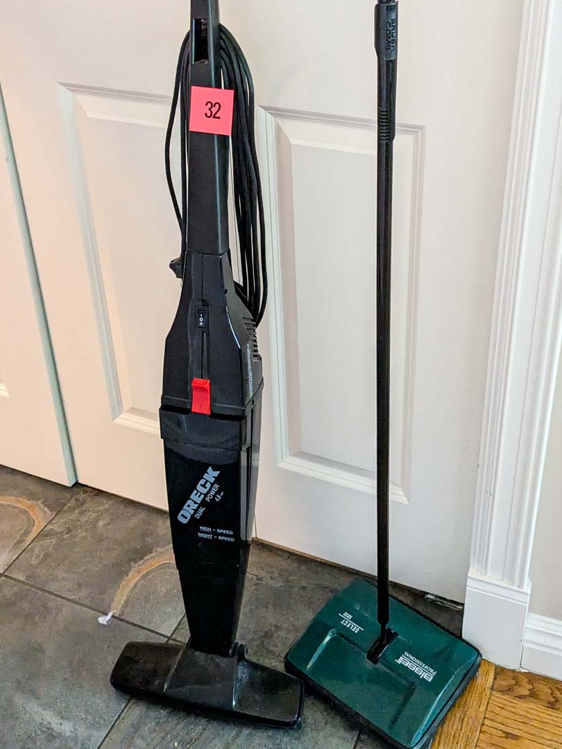 32. Bissell Stick Broom + Oreck Hand Vac – Changing Spaces SRS